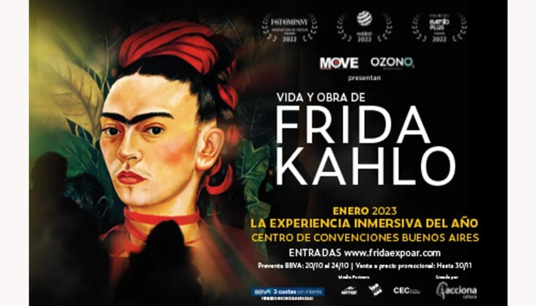 “vida Y Obra De Frida Kahlo” Llega A La Argentina En 2023 La Experiencia Inmersiva Más 